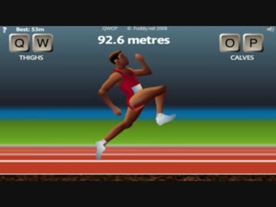 【実況】 QWOPを完走できる男が攻略法を解説！ - ニコニコ動画