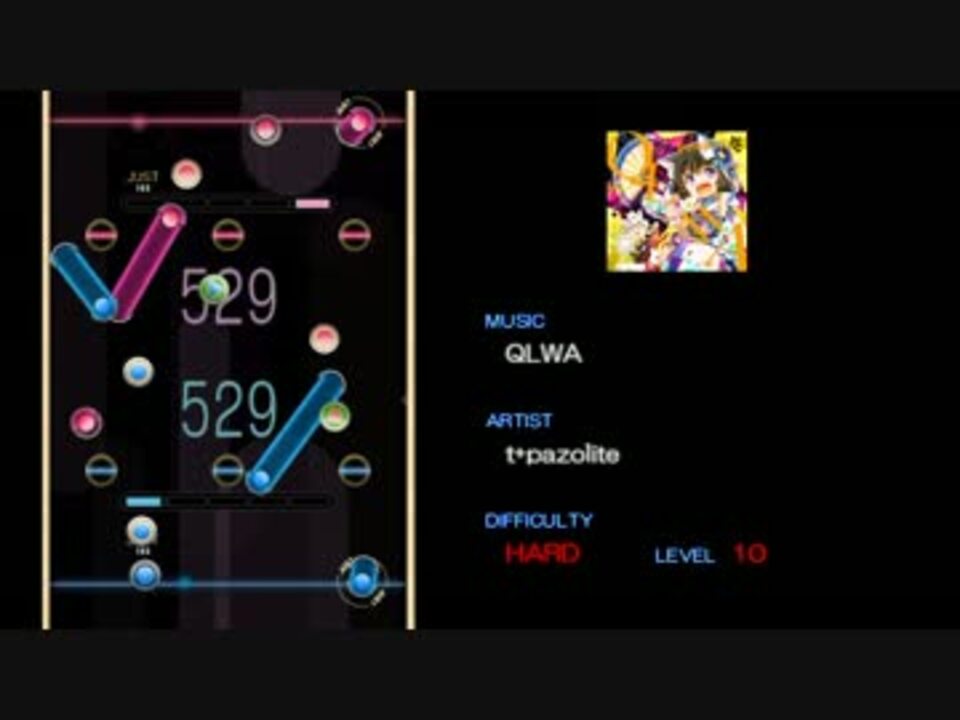 【REFLET MUSE】 QLWA - t+pazolite 【創作譜面】 - ニコニコ動画