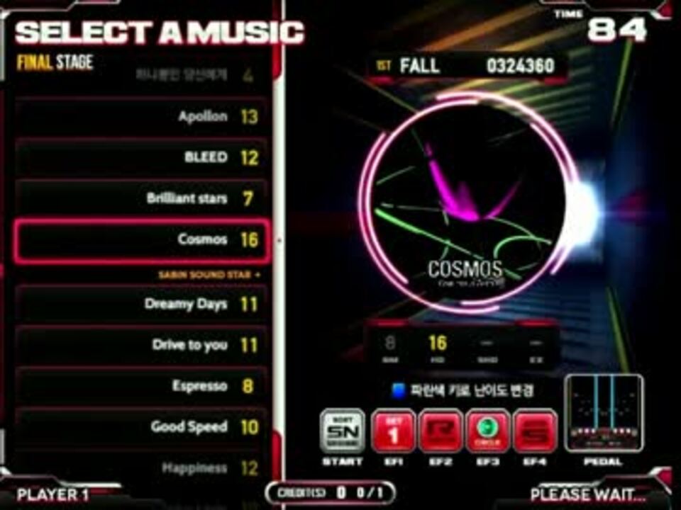 [EZ2AC : EV] Cosmos HD [14K MANIAC] - ニコニコ動画