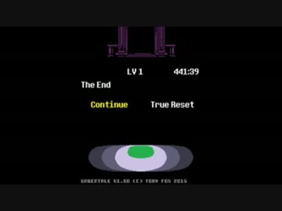 【UnderTale】ネタバレ注意 true reset menu 12倍速 - ニコニコ動画
