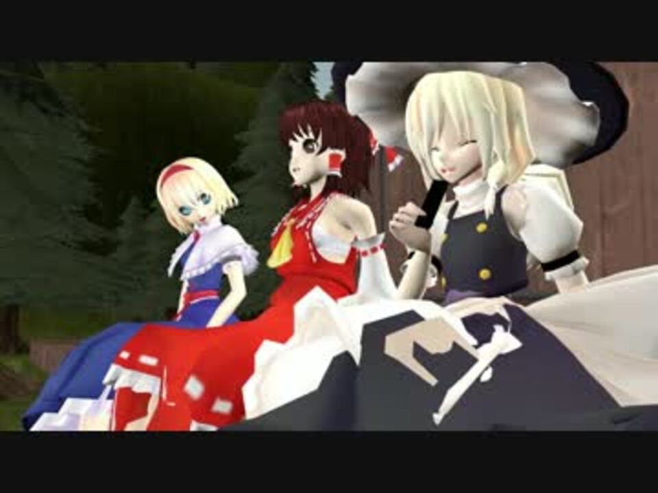 [GMOD]魔理沙とアリスのクッキー☆kiss - ニコニコ動画