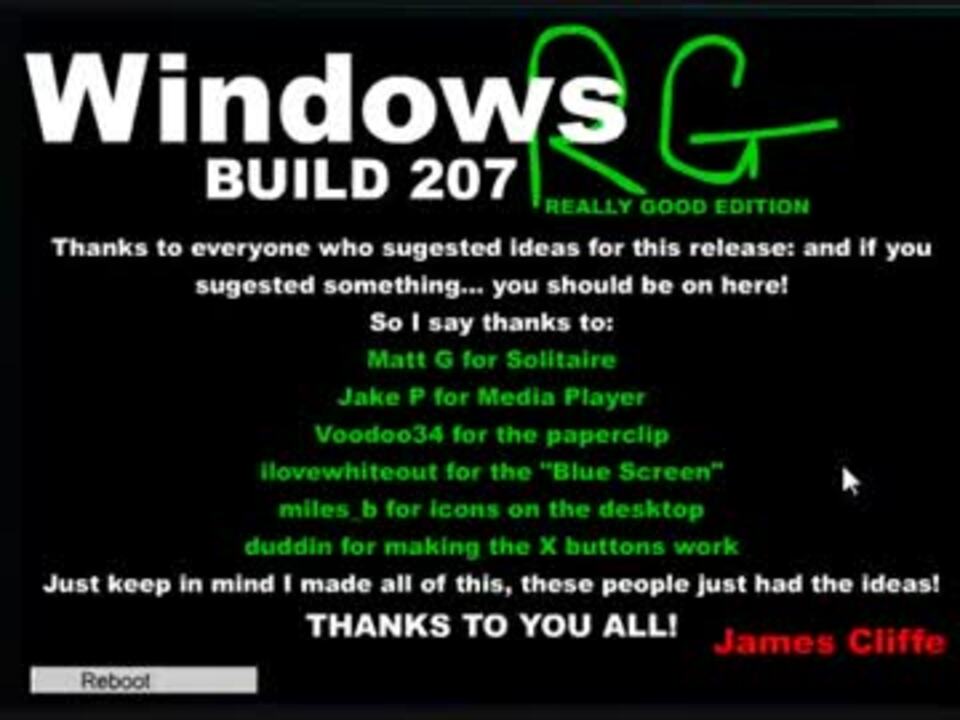 Windows RG (Really Good Edition) - ニコニコ動画
