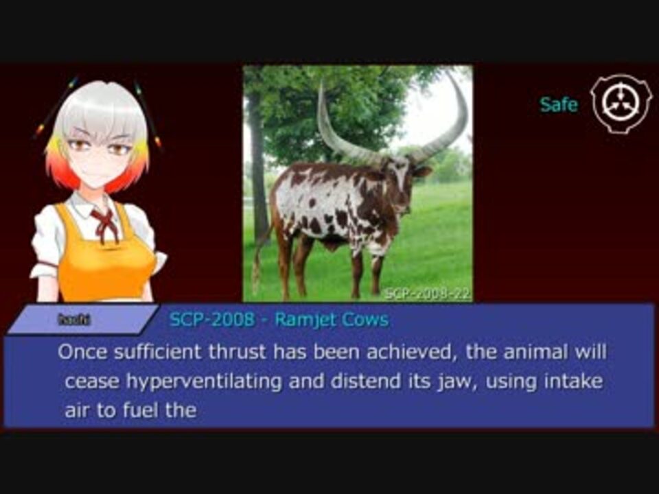 SCP-2008 - Ramjet Cows (英語版) - ニコニコ動画