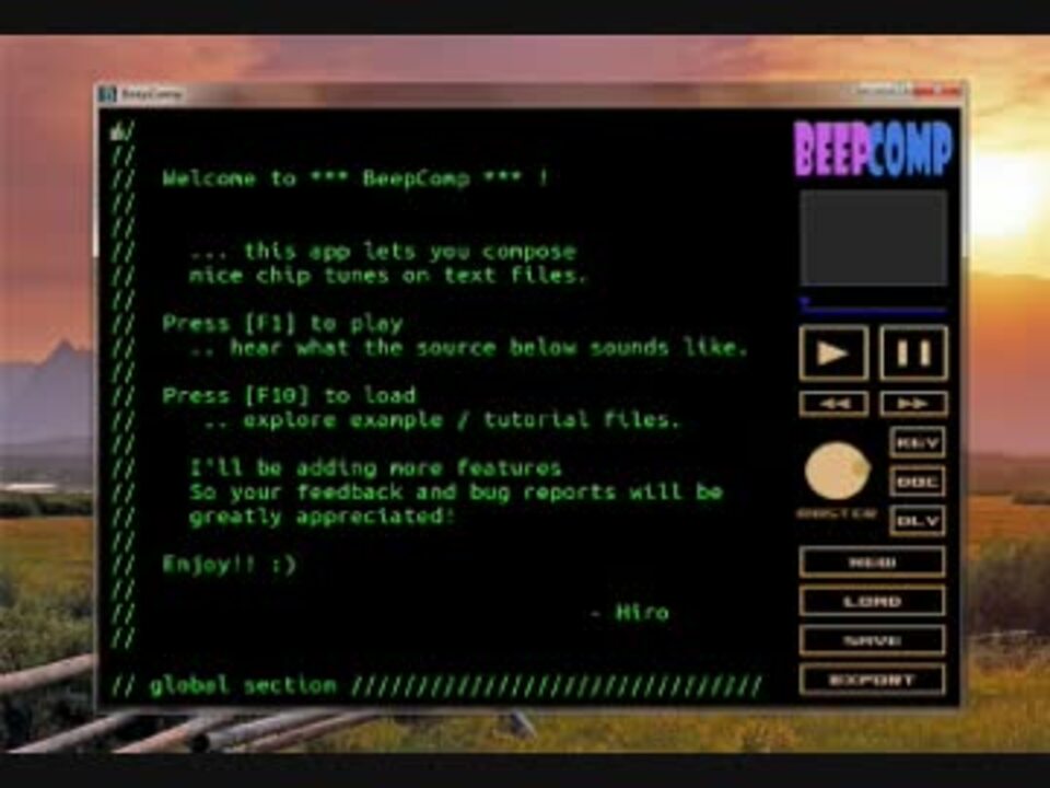 "Waves" - New Demo Song for BeepComp (Chiptune App) - ニコニコ動画