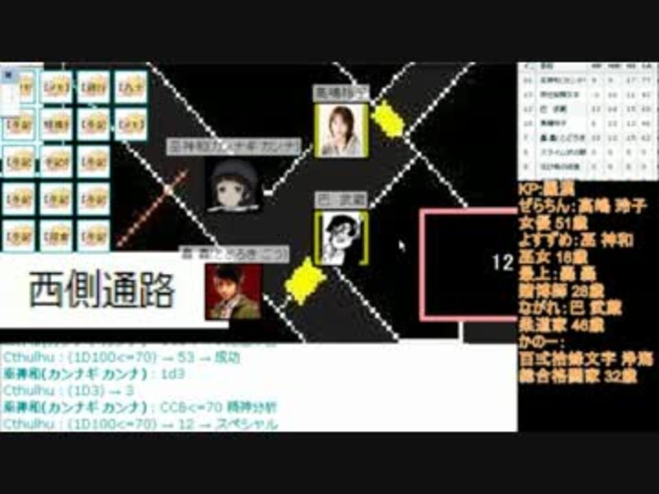 【CoC】 なかよしクトゥルフTRPG 【Part12】 - ニコニコ動画