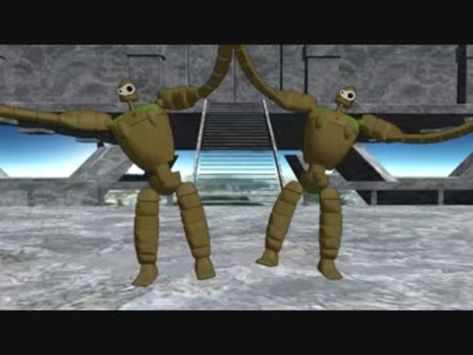 【mmd】森の神殿にて庭師ロボに踊っていただきました。【ハレバレ編】 ニコニコ動画