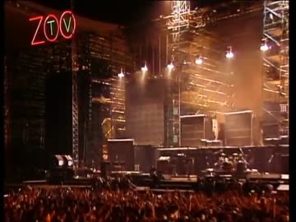 U2 [1] Zoo Station 【Zoo TV Tour】 - ニコニコ動画