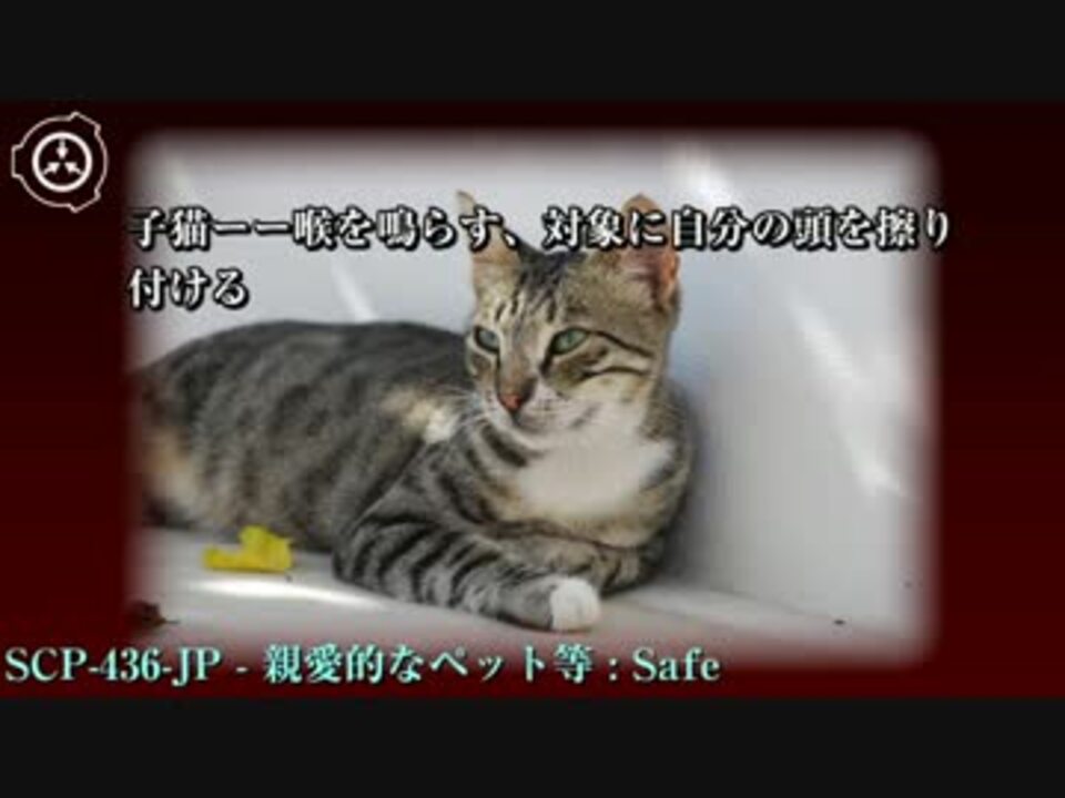 SCP財団機密データ：SCP-436-JP - 親愛的なペット等 - ニコニコ動画