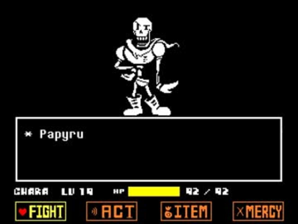 [Undertale Alternate Scene] An Actual Full Genocide Papyrus AU Battle ...