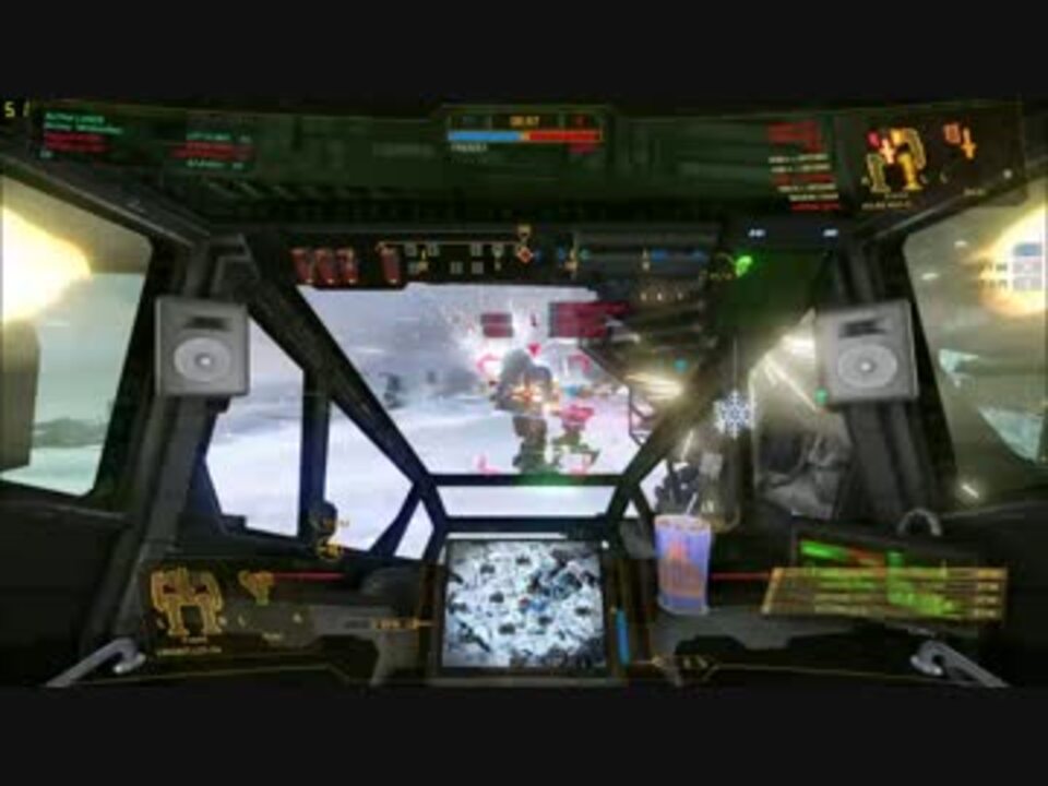 Mechwarrior Online Locust-1V 4xMG - ニコニコ動画