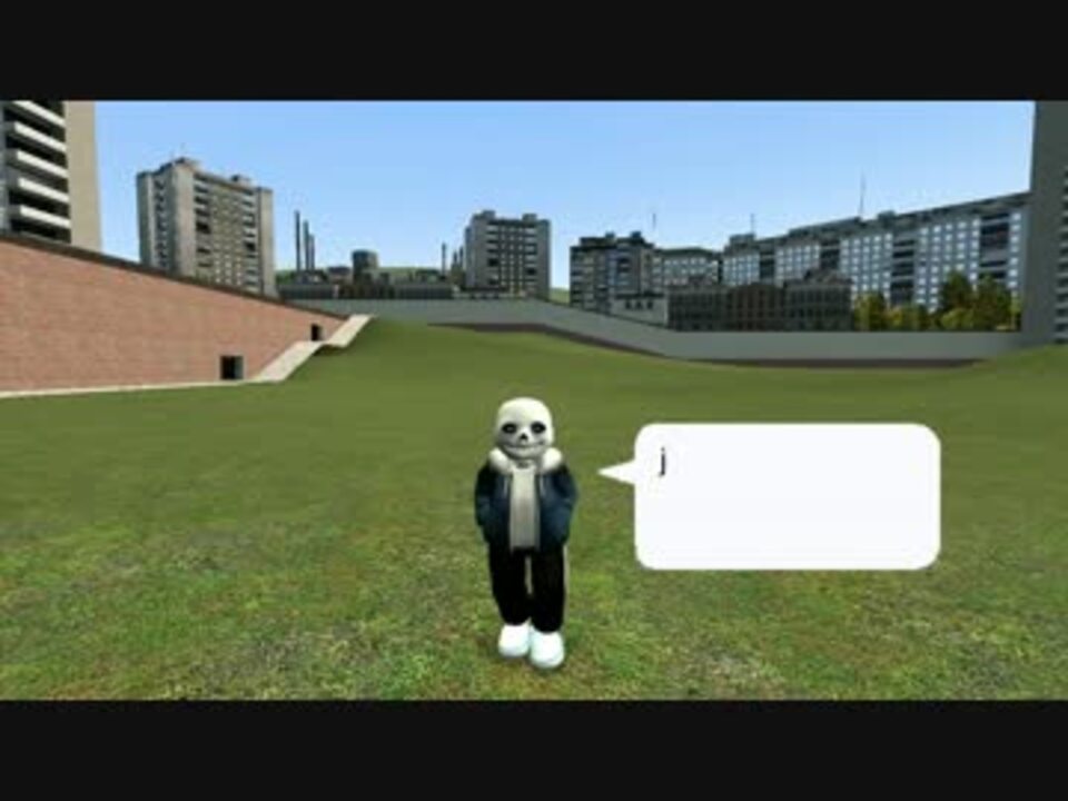 [Gmod Addon] Undertale Sans abilities. - ニコニコ動画