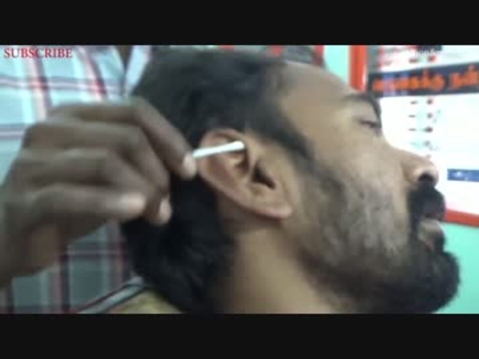 Indian Real Ear Cleaning Massage with Ear wax ~ ASMR cs - ニコニコ動画