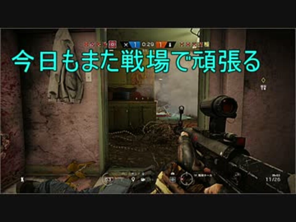 今日もまた戦場で頑張るレインボーシックスシージpart4【実況】 - ニコニコ動画