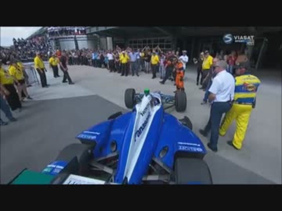 【投コメ解説付】インディ500のフィニッシュ名場面集 - ニコニコ動画