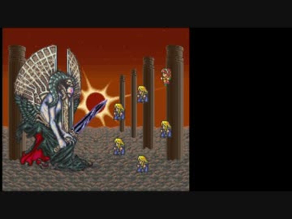 ロマサガ1 サルーイン3ターン撃破（石化無オブシダン譲渡無） - ニコニコ動画