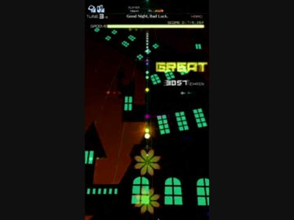 【GROOVE COASTER 3EX】Good Night, Bad Luck. [HARD] FULL CHAIN - ニコニコ動画