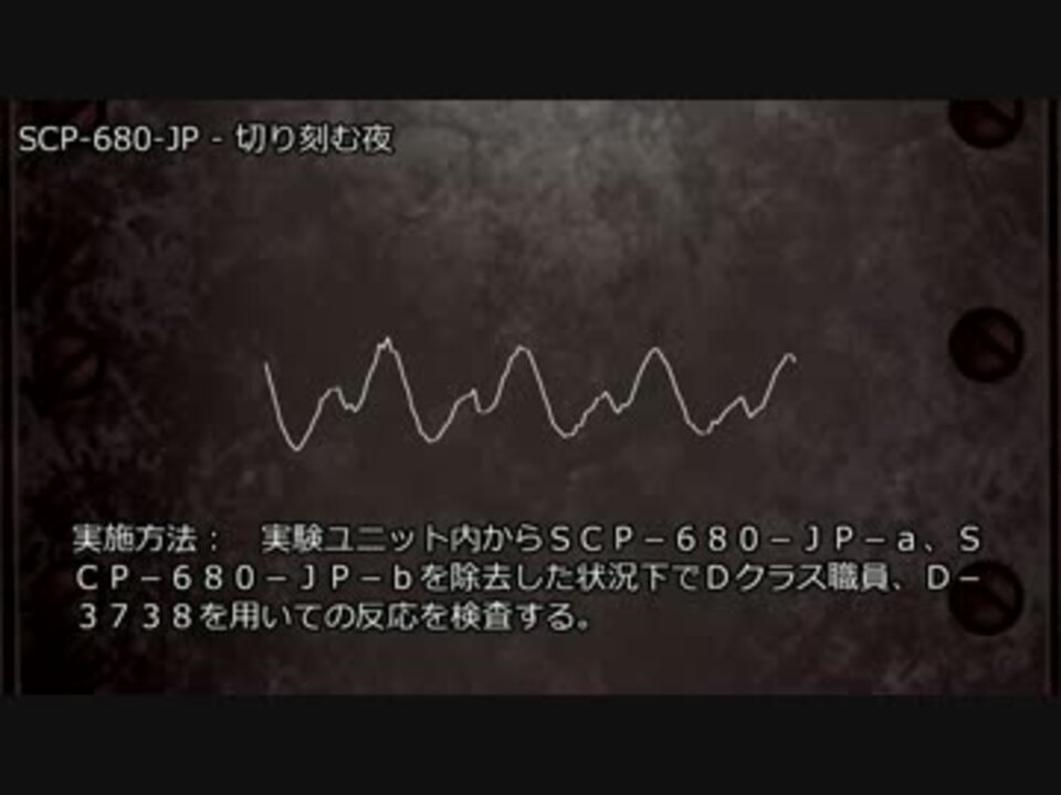 SCP-680-JP - 切り刻む夜 - ニコニコ動画
