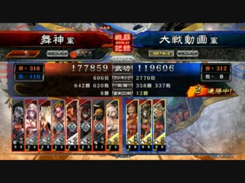 【三国志大戦】8枚牛金わらその24VS魏ケニア【3品中位】 - ニコニコ