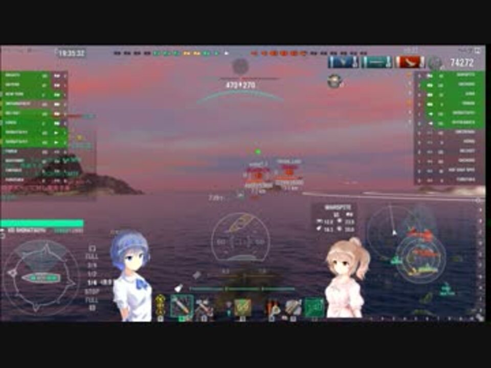 【WoWS】白露型駆逐艦出港せよ。13日目【CeVIOささら実況】 - ニコニコ