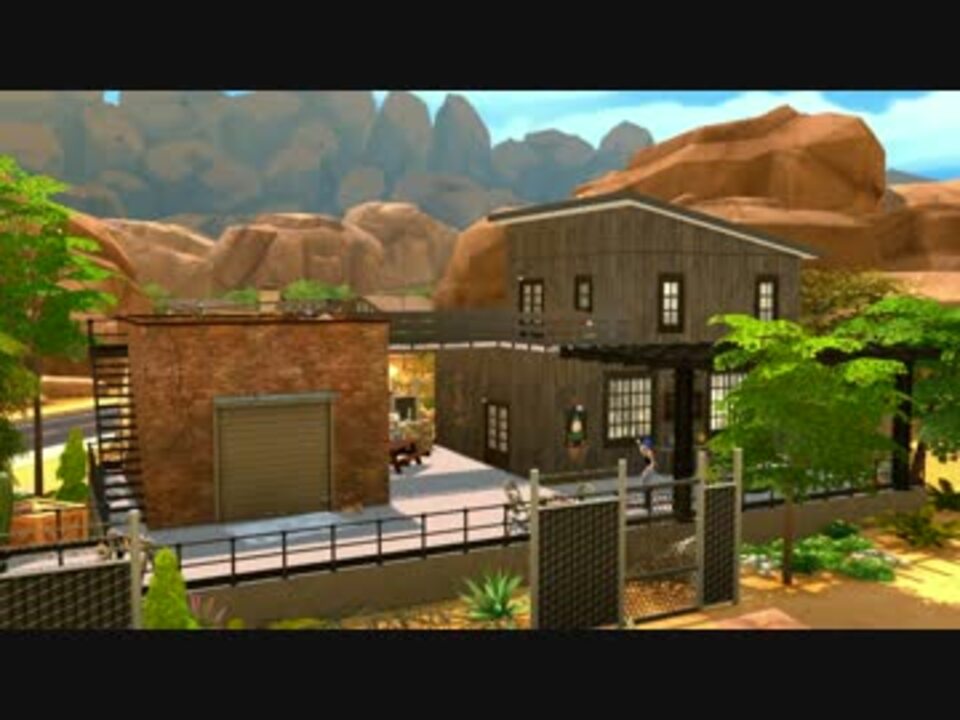 【Sims4】Desert Warehouse【建築】 - ニコニコ動画