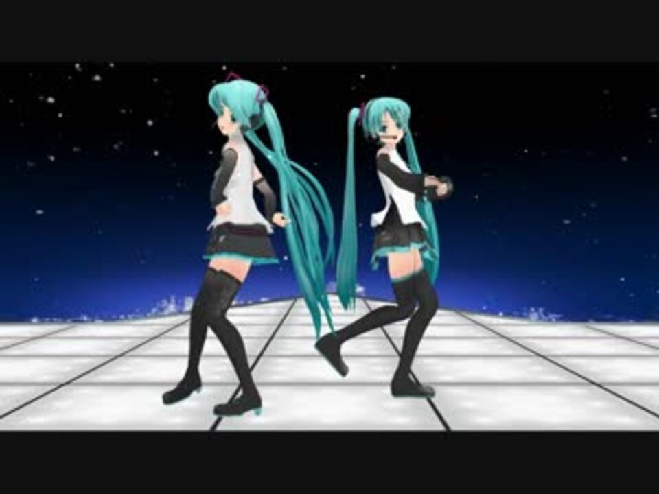 【初音ミク】Dear -Band Edition- 【MMD】(2人ver) - ニコニコ動画