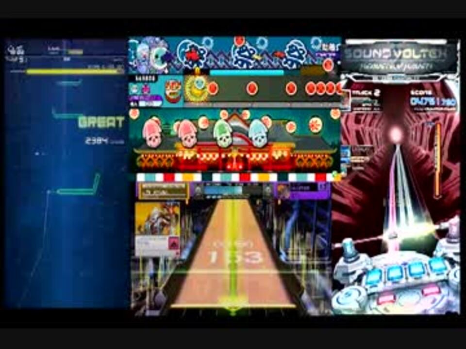 [天下一音ゲ祭]「怒槌」譜面動画をあのおじさんの歌声に合わせてみた - ニコニコ動画