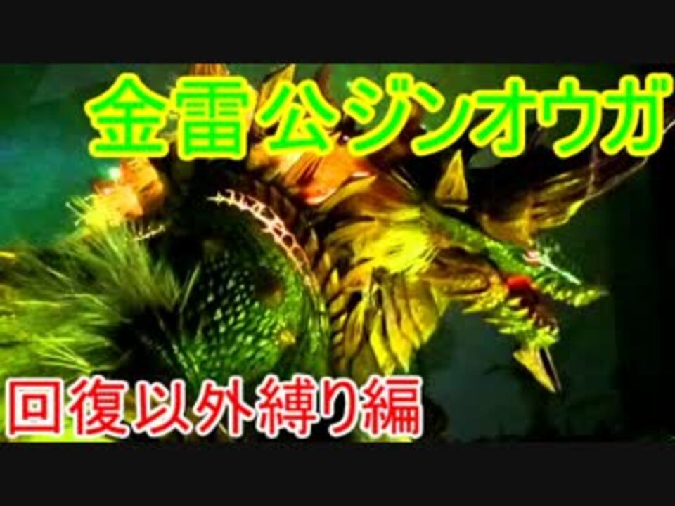 ど根性ある2人が他力本願にモンハンXXを 縛りプレイ part11 金雷公編 - ニコニコ動画