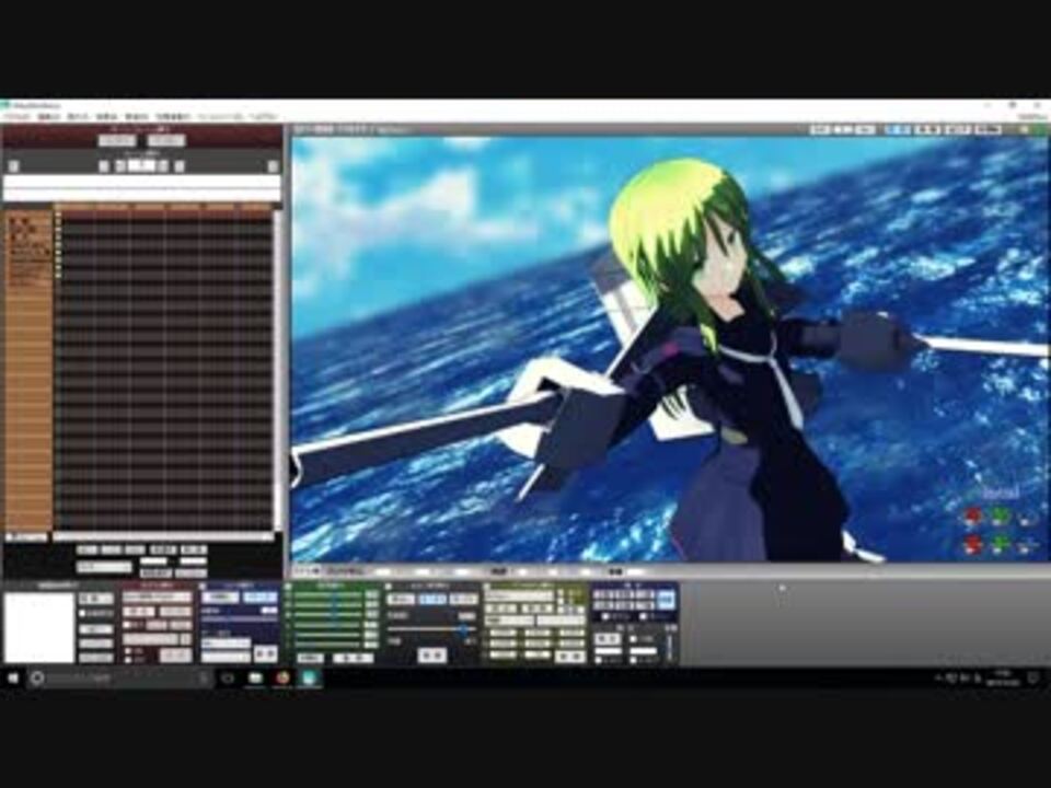 【mmd作業】静止画作りながら喋る ニコニコ動画