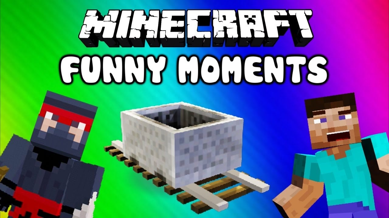 Minecraft Funny Moments - Minecart Fun, Scaring Delirious w/ Ghasts ...