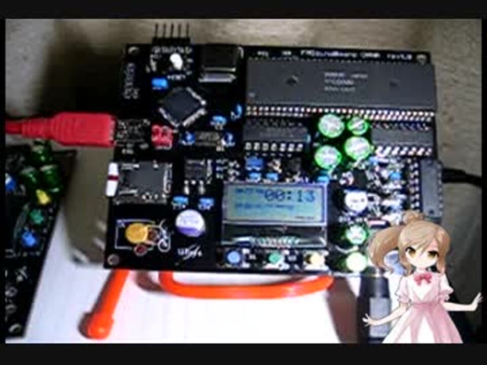 FM音源(OPNA YM2608)で音源ボードを作ってみた - ニコニコ動画