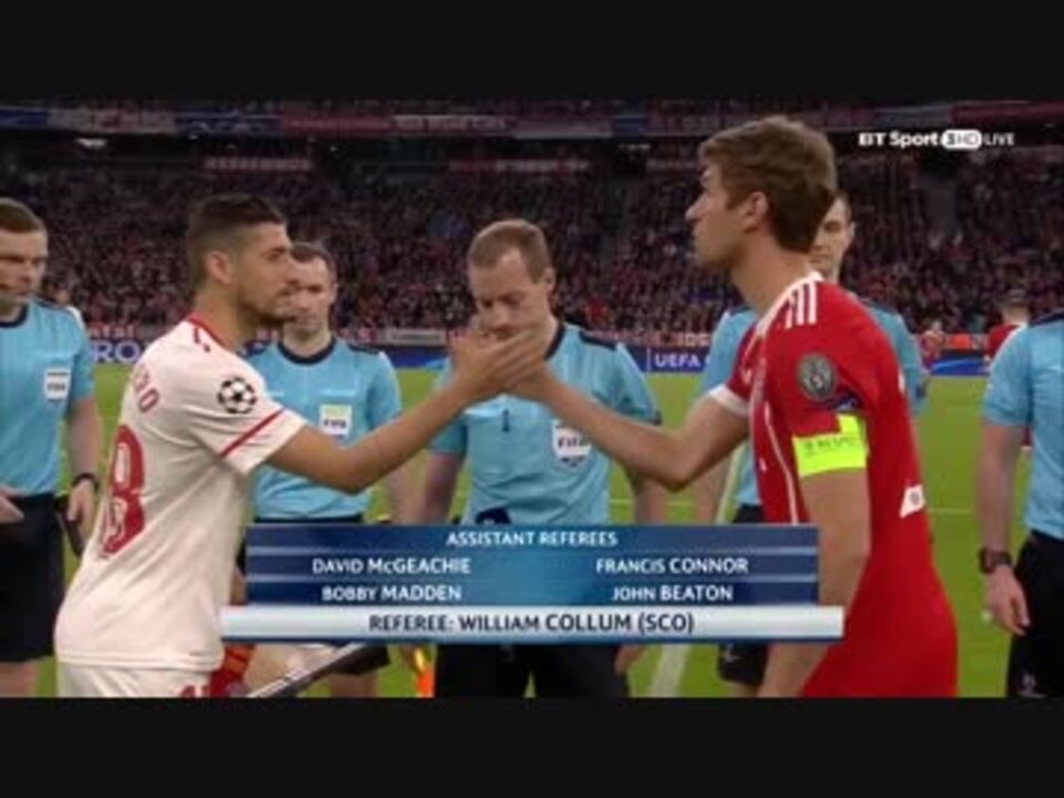 《17-18UEFA CL》 [ベスト8・2ndレグ] バイエルン・ミュンヘン vs セビージャ - ニコニコ動画