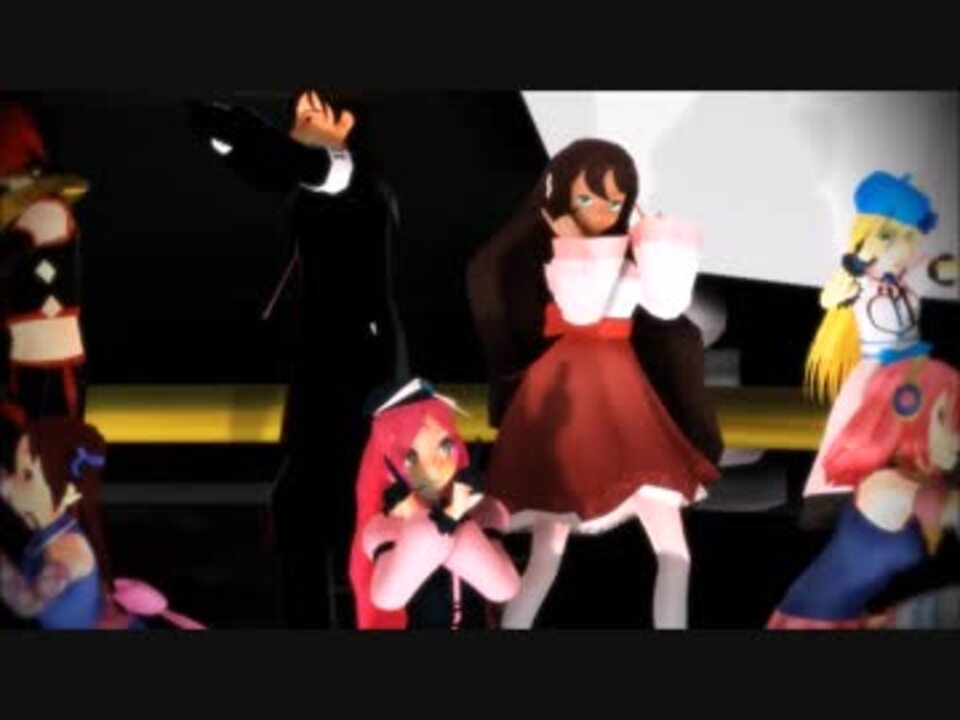MMD UTAU Crazy ∞ nighT {Aino Erufu, Aika Heion, Kia Kim, Kimine Kiichigo, Roza Saiai, Riva, 轟栄一 ...