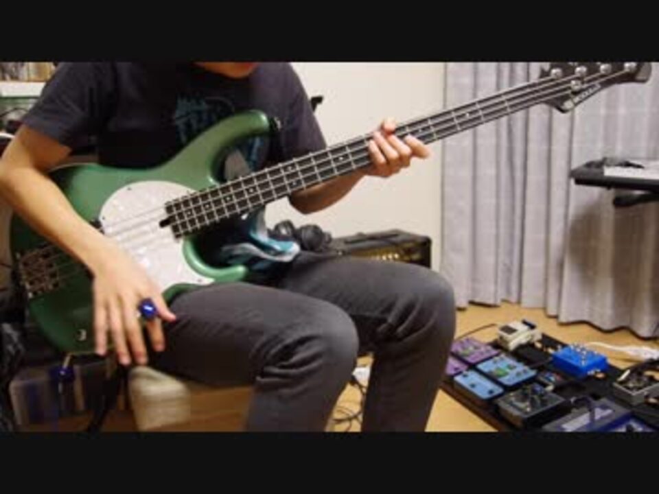 [ベースのみ ドラム打ち込み] Amy SiM 弾いてみた [Bass Track] - ニコニコ動画