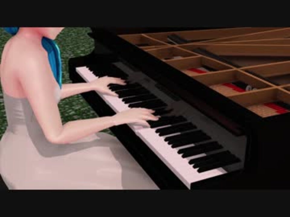 【第10回東方ニコ童祭】暮色蒼然 ～ piano cover.【MMDで弾かせてみた】 - ニコニコ動画