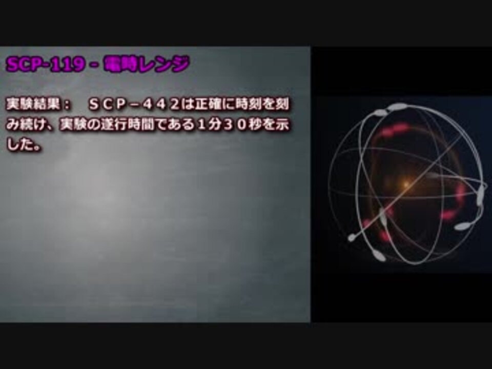 【怪異533】SCP-119 - 電時レンジ - ニコニコ動画