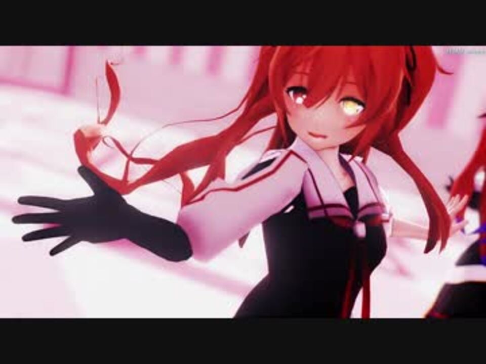 【艦これmmd】花瓶に触れた【村雨改二＆白露改二】《二人用 カメラ配布》 ニコニコ動画