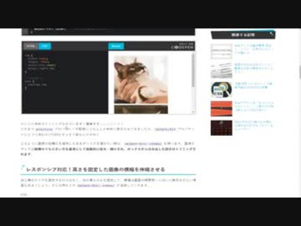 【アプリ開発を試みる放送】その7 monacaを使って実際にHTML,CSSを打ち込んでみる - ニコニコ動画