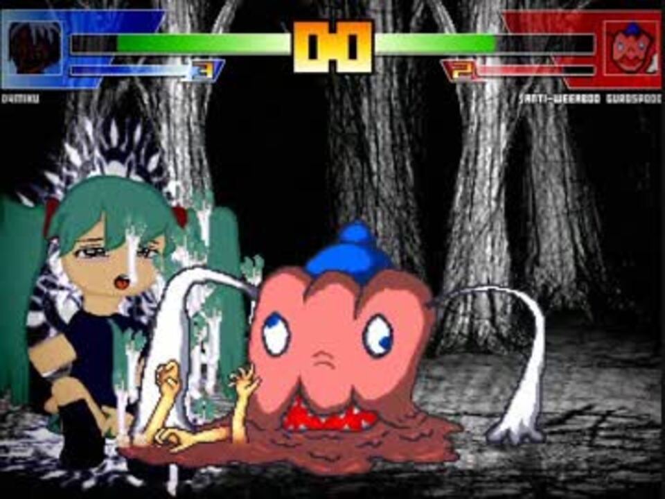 {MUGEN} D4Miku (Me) Vs Gurospooo (EFB AI Patched) - ニコニコ動画