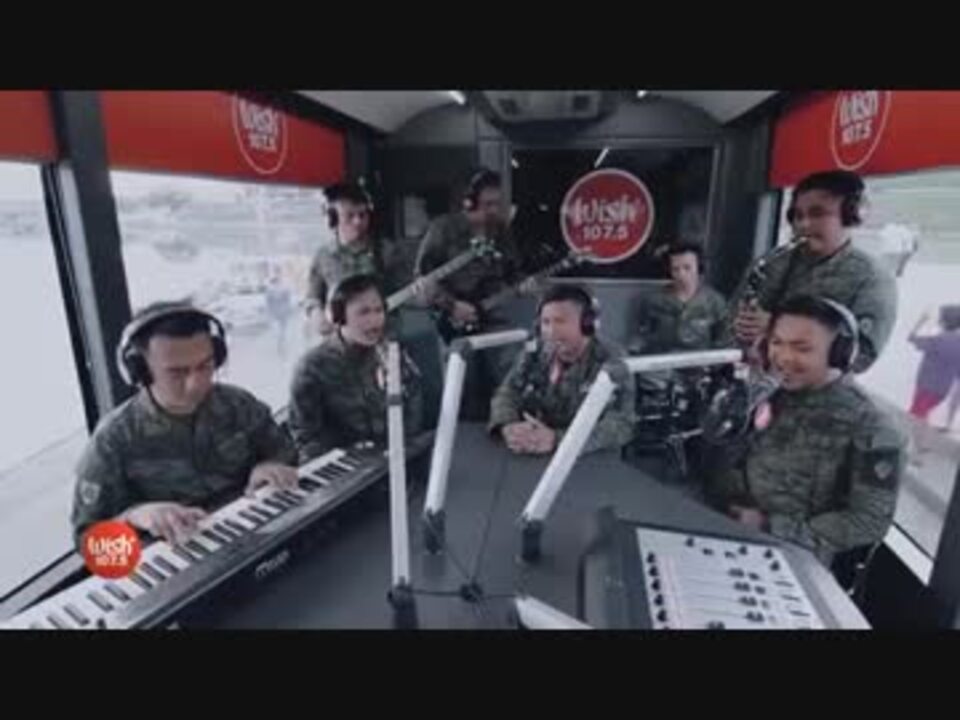 Philippine Army Band performs “Kabayanihan” LIVE on Wish 107.5 Bus - ニコニコ動画