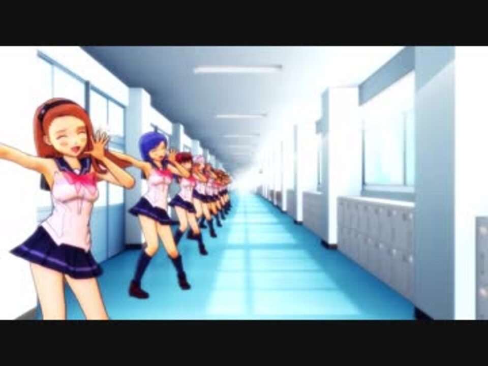 【MMD】アイドルマスター／765プロ PV撮影＠学校 - ニコニコ動画