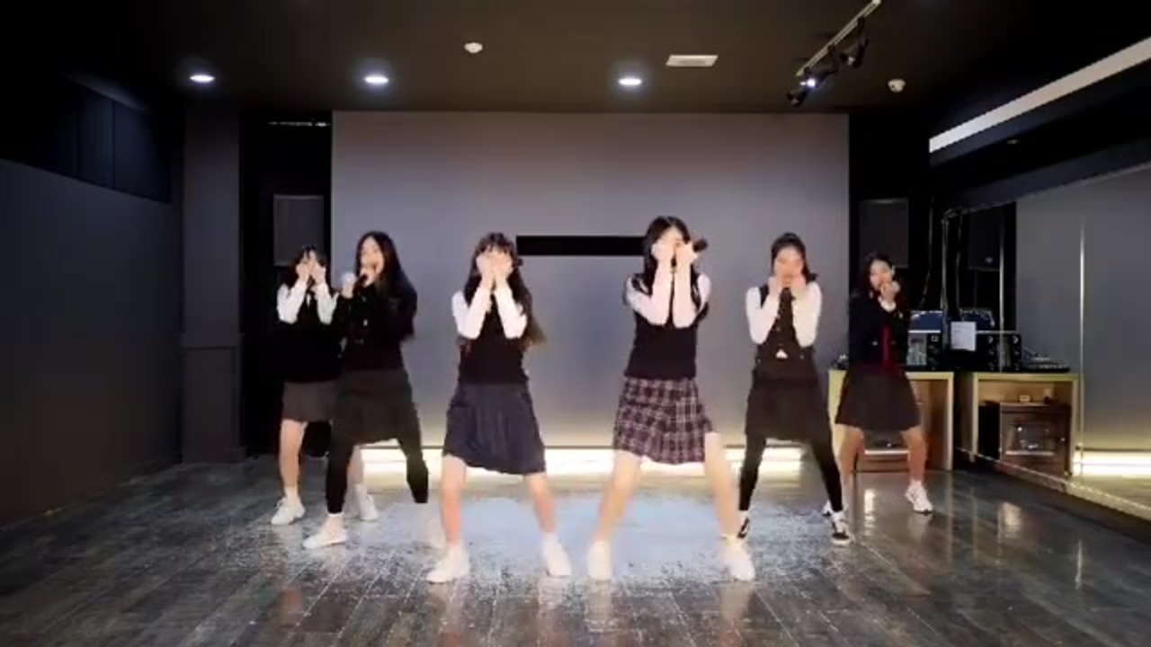 4K korean high school girls dance (女子高生 JK ダンス) - ニコニコ動画