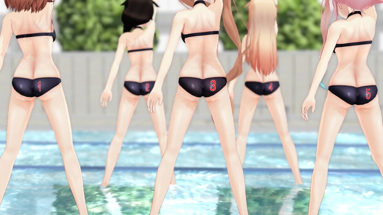 【艦これmmd】白露型姉妹で一騎当千【画質テスト】 ニコニコ動画