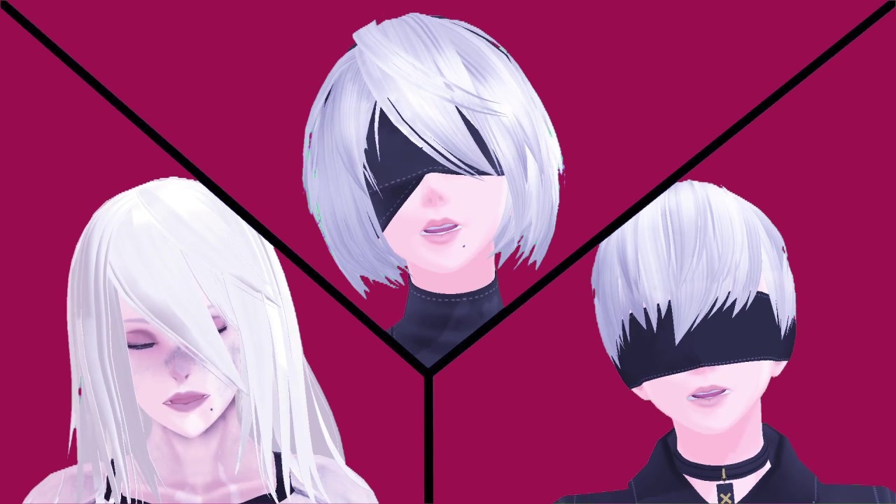 【MMDNieR】アンヘル【2B・9S・A2】 - ニコニコ動画