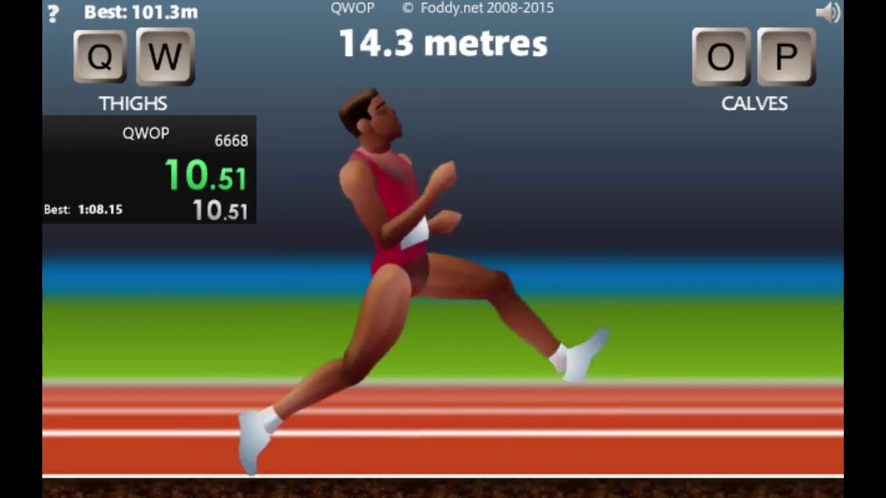 QWOP RTA 01:07.39(Speedrun.com記録更新) - ニコニコ動画