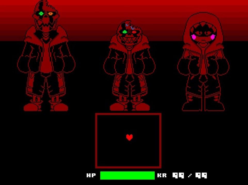 [Undertale(BAD TIME TRIO)]killing time trio - ニコニコ動画