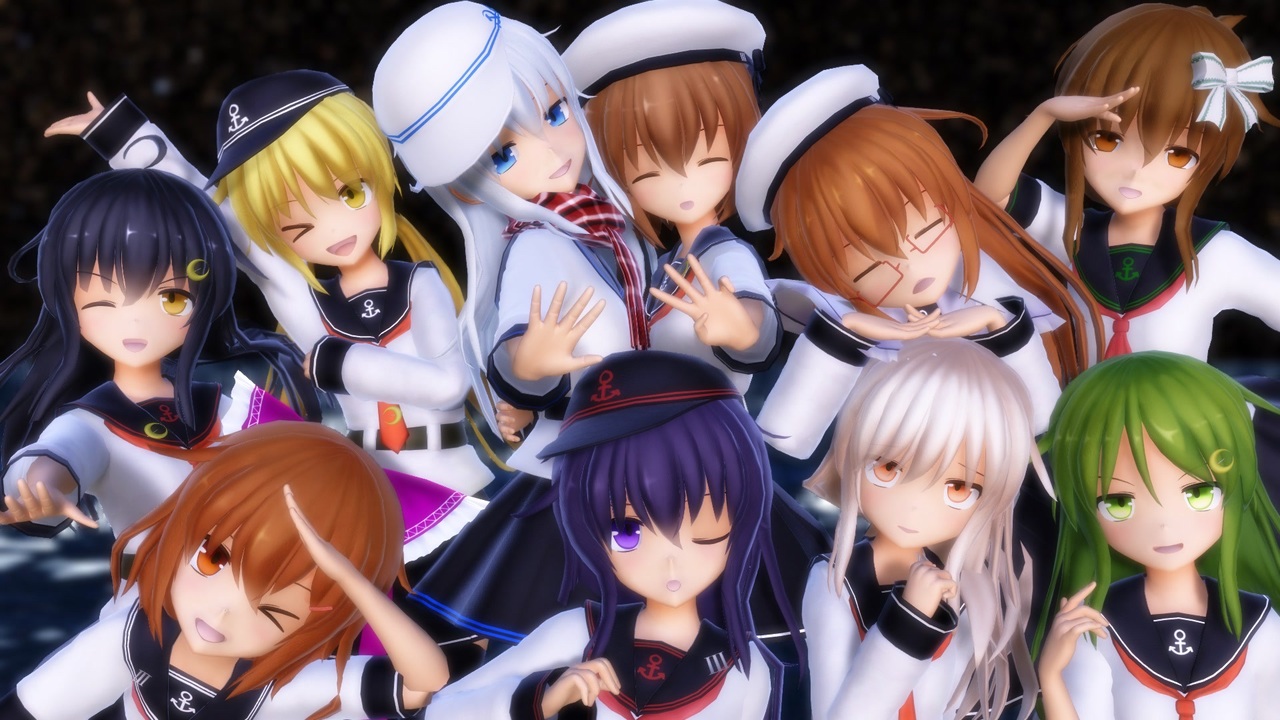 【mmd艦これ】エボシ式第六駆逐隊・睦月型で「プラネタリウムの真実」 ニコニコ動画