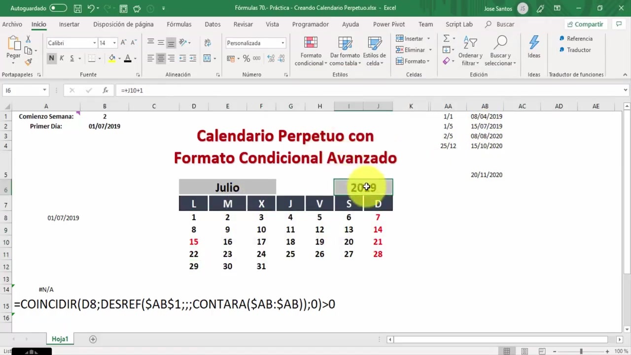 Fórmulas Nivel Avanzado en Excel con Formato Condicional - ニコニコ動画