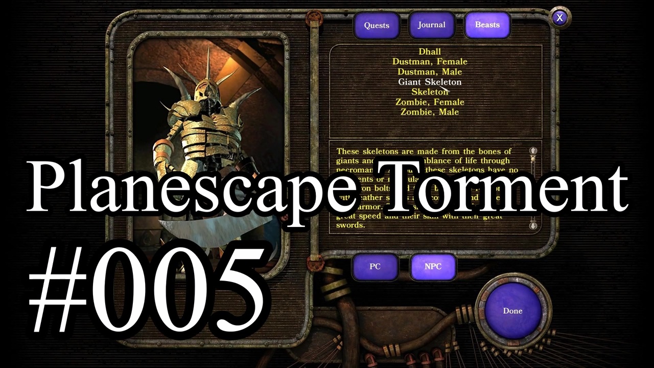 【日本語字幕】Planescape:Torment:Enhanced Edition #005 - ニコニコ動画