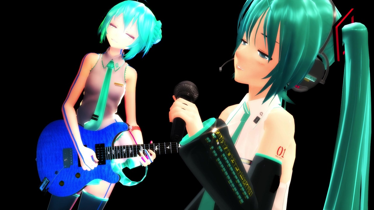 【MMD】【MMD杯ZERO2予告動画】「glow」 ギターパートA できたら追加配布予定 - ニコニコ動画