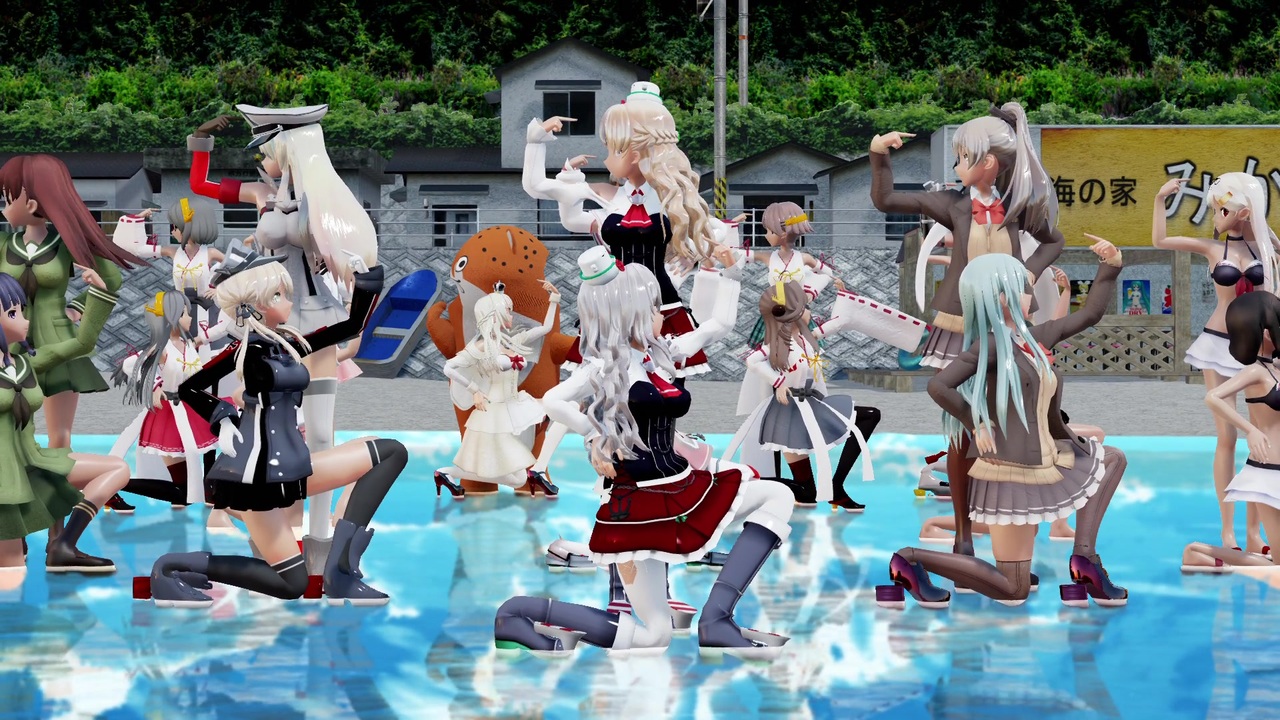 【MMD杯ZERO2参加動画】艦娘達で宵々古今 Ver2 - ニコニコ動画